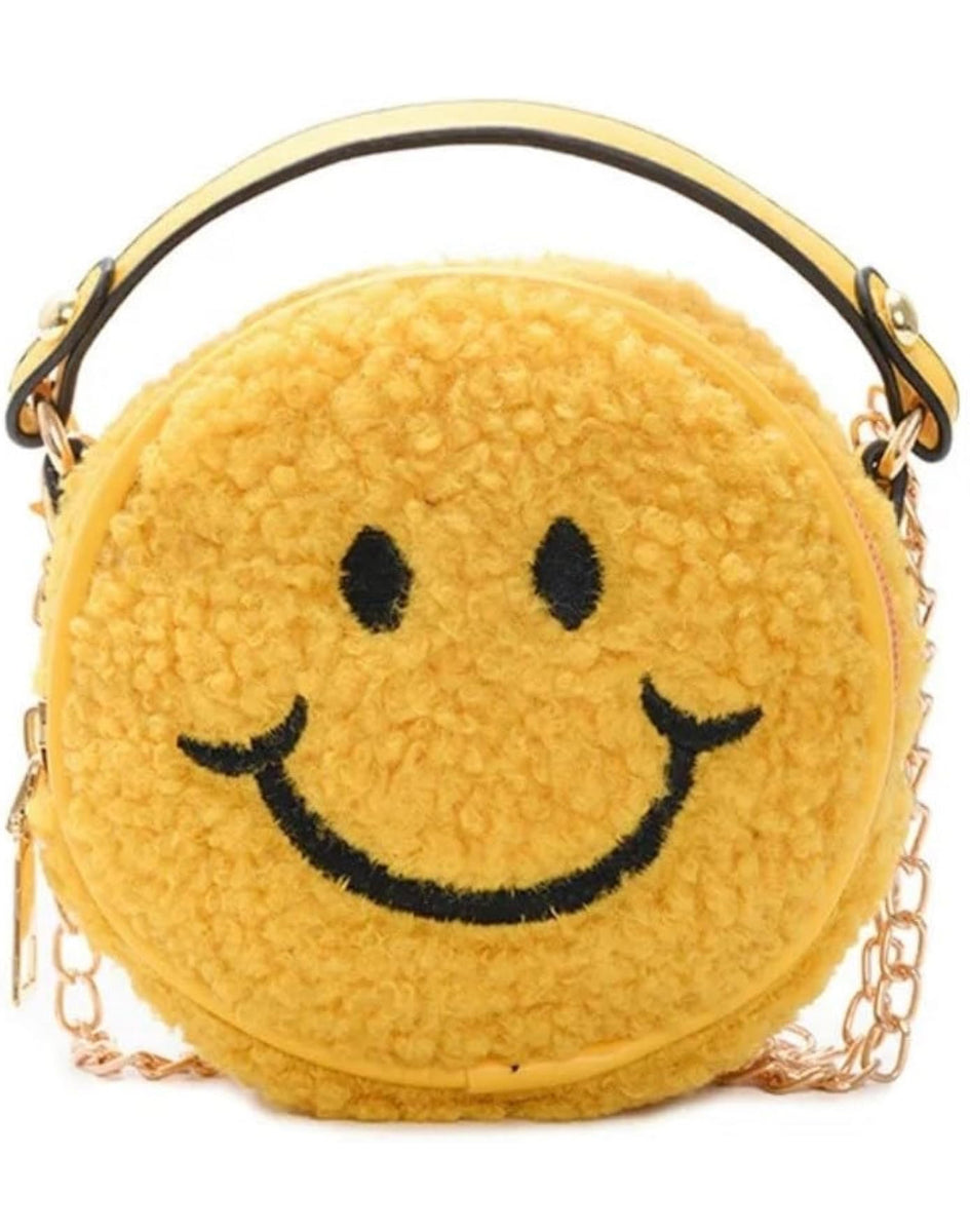 Smiley Plush Crossbody Purse – Erica's Little Shop