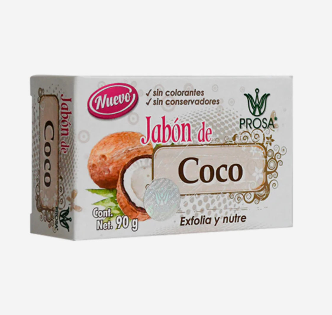 Prosa Jabón de Coco- Nourishing Coconut Bar Soap – Erica's Little Shop