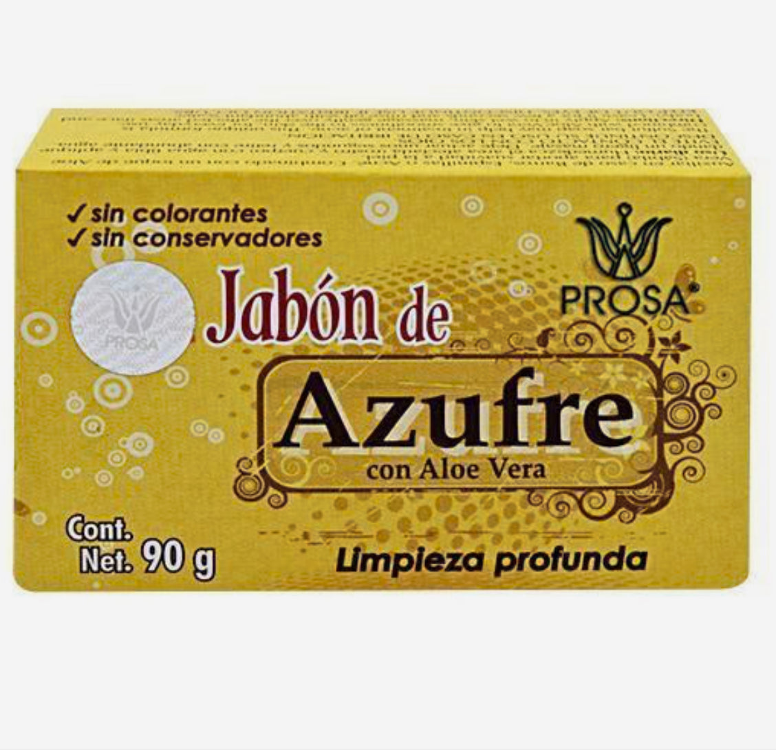 Prosa Jabón de Azufre- Sulfur Bar Soap – Erica's Little Shop